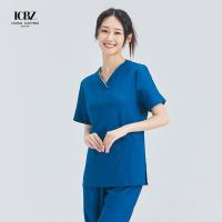 China Custom Medical Scrub Uniforms Stretch Spandex Fabric Sizes S-XXL for Men Women for sale