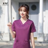 China Custom Scrub Uniforms Nurse Maternity Scrubs Polyester Cotton S to XXL for Medical Professionals for sale