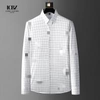 China Custom Printed Plaid Shirt for Men Polyester Cotton Casual Wear Sizes M to 5XL for sale