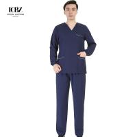 China Polyester Spandex Medical Scrubs Uniform for Women Men Sizes S-XXL Custom Logo for sale