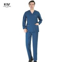 China Polyester Spandex Medical Scrubs Uniform for Women Men Sizes S-XXL Custom Logo for sale