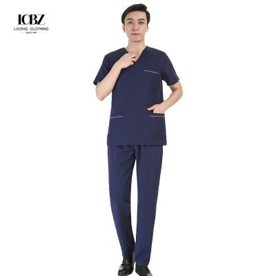 China Custom Men's Formal Shirt Polyester Cotton Blend Sizes S-XXL for Business Uniforms for sale
