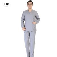 China Custom Men's Formal Shirt Polyester Cotton Blend Sizes S-XXL for Business Uniforms for sale