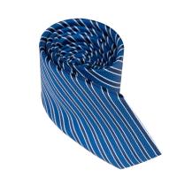 China Wholesale Custom Italian Silk Polyester Necktie Fabric for Men Woven Neck Ties 8cm Width for sale