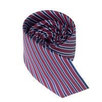 China Wholesale Custom Italian Silk Polyester Necktie Fabric for Men Woven Neck Ties 8cm Width for sale