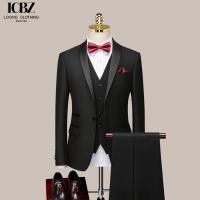 China Custom Slim Fit Business Casual Men Suit Jacket Wool Blend Fabric S-3XL Custom Logo for sale