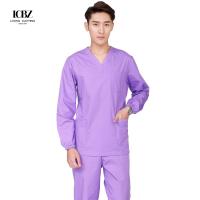 China Customizable Men's Formal Casual Shirt Polyester Cotton Blend Sizes S to XXL for sale