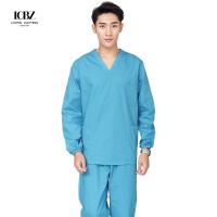 China Customizable Men's Formal Casual Shirt Polyester Cotton Blend Sizes S to XXL for sale