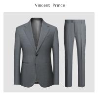 China Custom Slim Fit Wool Suit for Men Formal Wedding Groom Dress S-3XL Custom Logo for sale
