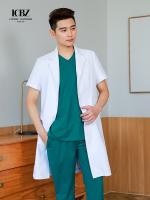 China Custom Short Sleeve Women's Medical Nurse Uniform Eco-Friendly Woven Fabric Scrubs S-XXL for sale