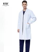 China Unisex Long Sleeve Medical Scrubs Hospital Uniforms Polyester Cotton Blend Sizes S to XXL for sale
