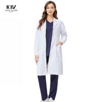 China Unisex Long Sleeve Medical Scrubs Hospital Uniforms Polyester Cotton Blend Sizes S to XXL for sale