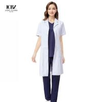 China Unisex Long Sleeve Medical Scrubs Hospital Uniforms Polyester Cotton Blend Sizes S to XXL for sale