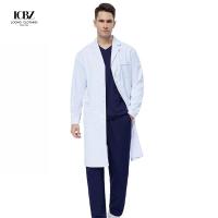 China Unisex Long Sleeve Medical Scrubs Hospital Uniforms Polyester Cotton Blend Sizes S to XXL for sale