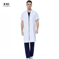 China Unisex Long Sleeve Medical Scrubs Hospital Uniforms Polyester Cotton Blend Sizes S to XXL for sale