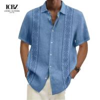 China Custom Men's Hawaiian Shirt and Shorts Set Polyester Spandex Cotton Sizes XXL to 10XL for sale