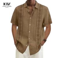 China Custom Men's Hawaiian Shirt and Shorts Set Polyester Spandex Cotton Sizes XXL to 10XL for sale