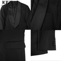 China Custom Business Suit Blazer Jacket for Men Wool Blend Fabric Sizes S to 3XL for sale