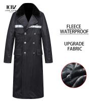 China Custom Logo Black Winter Coat Security Uniform Set Polyester Cotton Sizes S-3XL for sale