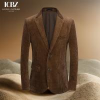 China Custom Men Casual Suit Jacket Single Breasted Vintage Cotton Wool Blend S-3XL for sale