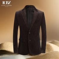 China Custom Men Casual Suit Jacket Single Breasted Vintage Cotton Wool Blend S-3XL for sale