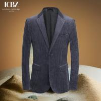 China Custom Men Casual Suit Jacket Single Breasted Vintage Cotton Wool Blend S-3XL for sale