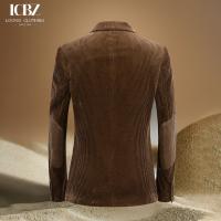 China Custom Men Casual Suit Jacket Single Breasted Vintage Cotton Wool Blend S-3XL for sale