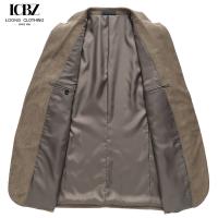 China Custom Slim Fit Corduroy Suit Jacket for Men 2024 Wool Blend Fabric S-3XL for sale
