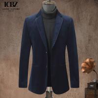 China Custom Men Corduroy Blazer Jacket Wool Blend Fabric S M L XL 2XL 3XL for sale