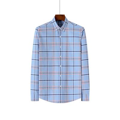 China 100% Cotton Plaid Western Shirt for Men Half Long Sleeve Plus Size Autumn 6XL for sale