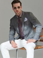 China Men's Woolen Formal Suit Blazer One Button Slim Fit 1000 Cotton Thicken Winter Business Jacket for sale