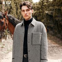 China 7 Days Sample Order Lead Time Supported Men's Black and White Plaid Blazer Jacket for sale
