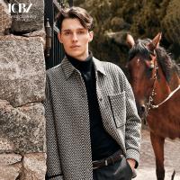 China 7 Days Sample Order Lead Time Supported Men's Black and White Plaid Blazer Jacket for sale