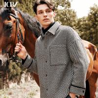 China 7 Days Sample Order Lead Time Supported Men's Black and White Plaid Blazer Jacket for sale