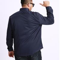 China Men's Corduroy Oversize Long Sleeve Shirt Black XXL to 10XL Custom Logo for sale