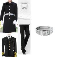 China Customized Color Air Hostess Uniform Unisex Thickened Wool Coat for Winter Warmth for sale
