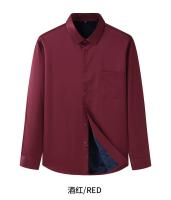 China Men's Corduroy Oversize Long Sleeve Shirt Black XXL to 10XL Custom Logo for sale