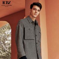 China Custom Plaid Blazer Jacket for Men Business Casual Executive Wool Blend S-3XL OEM for sale