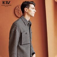 China Custom Plaid Blazer Jacket for Men Business Casual Executive Wool Blend S-3XL OEM for sale