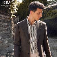 China Custom Business Suit Set for Men Wool Polyester Fabric S M L XL 2XL 3XL for sale
