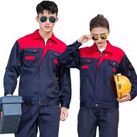 China Workshop Clothing Uniforms Mechanic Service Workwear with 65% Polyester /35% Cotton for sale