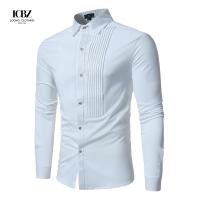 China OEM ODM Custom Business Dress Shirt Long Sleeve Black Sustainable Fabric Sizes S-10XL for sale