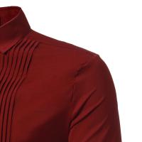 China OEM ODM Custom Business Dress Shirt Long Sleeve Black Sustainable Fabric Sizes S-10XL for sale