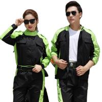 China Cotton Polyester Mechanic Overalls Long Suit Labor Protection Uniforms 7 Size Options 160-190cm for sale