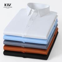 China Custom Logo Plaid Button Up Shirts for Men Slim Fit Breathable Fabric Sizes S to 10XL for sale