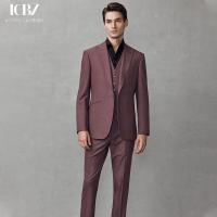 China Custom Wool Blend Men Suit for Business Formal Wedding Groom Groomsman Sizes S to 3XL for sale