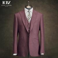 China Custom Wool Blend Men Suit for Business Formal Wedding Groom Groomsman Sizes S to 3XL for sale