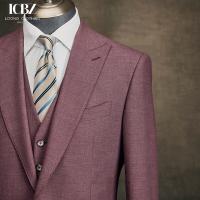 China Custom Wool Blend Men Suit for Business Formal Wedding Groom Groomsman Sizes S to 3XL for sale