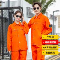 China Antistatic Fire Resistant Work Wear Suit 100% Cotton Fabric for Adults Sizes 155-190 for sale