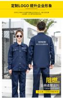 China Antistatic Fire Resistant Work Wear Suit 100% Cotton Fabric for Adults Sizes 155-190 for sale